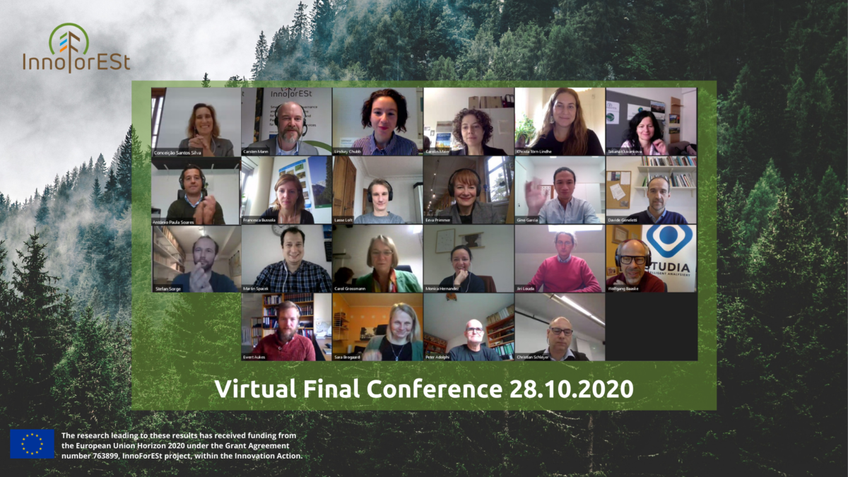 InnoForESt Virtual Final Conference: An opportunity to showcase and ...